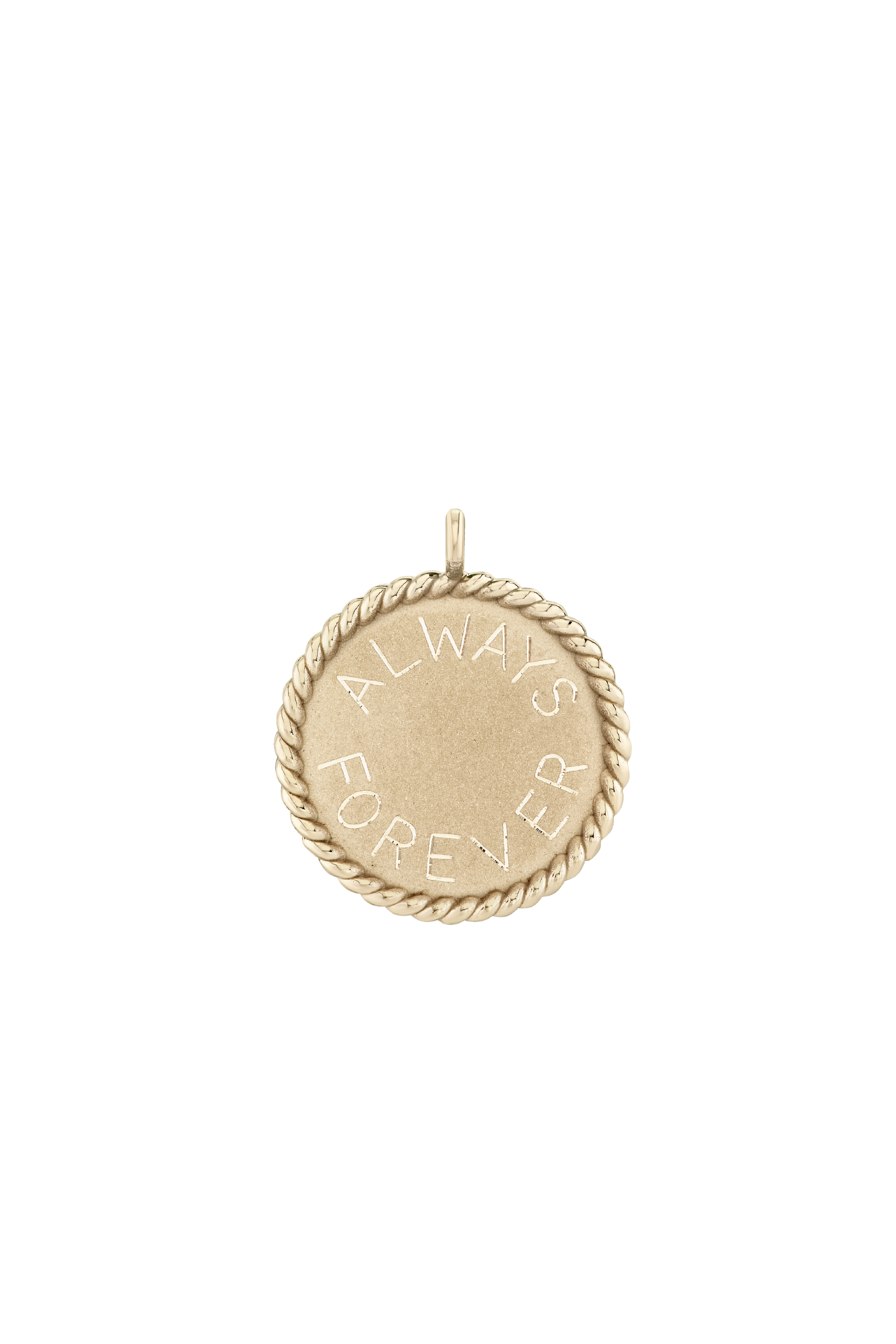 Imperial Disc Pendant Necklace